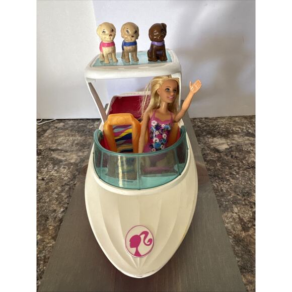 Mattel | Toys | Barbie Dolphin Magic Ocean View Boat Mattel 26 Speed ...